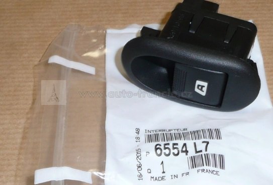 spínač ovládání okna citroen c3,c2,6554.l7,original :: auto-francie.cz